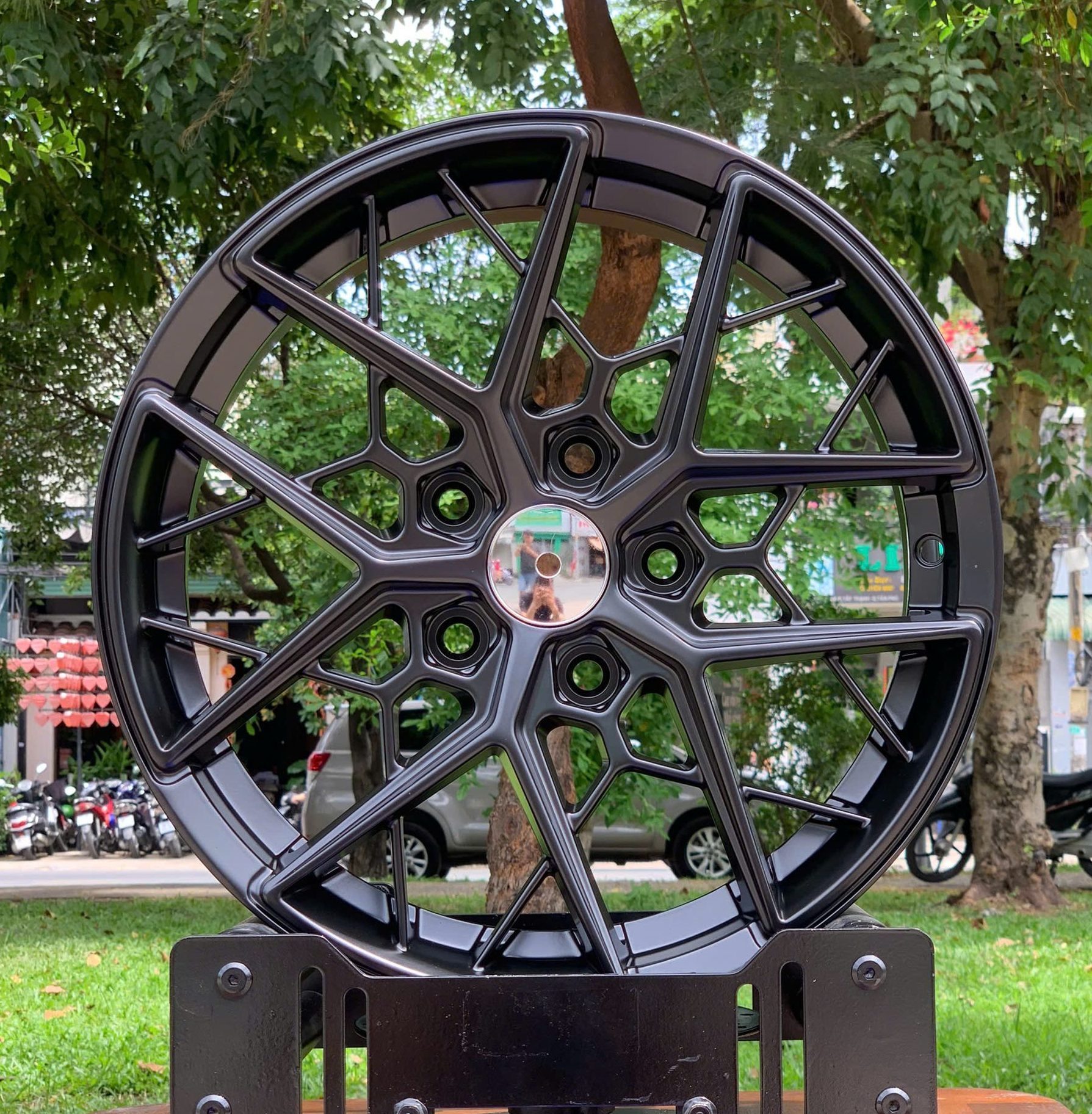 Mâm xe oto - mâm đúc - Lazang 16 inch 5X112 cho Merc,MG5 giá tốt nhất